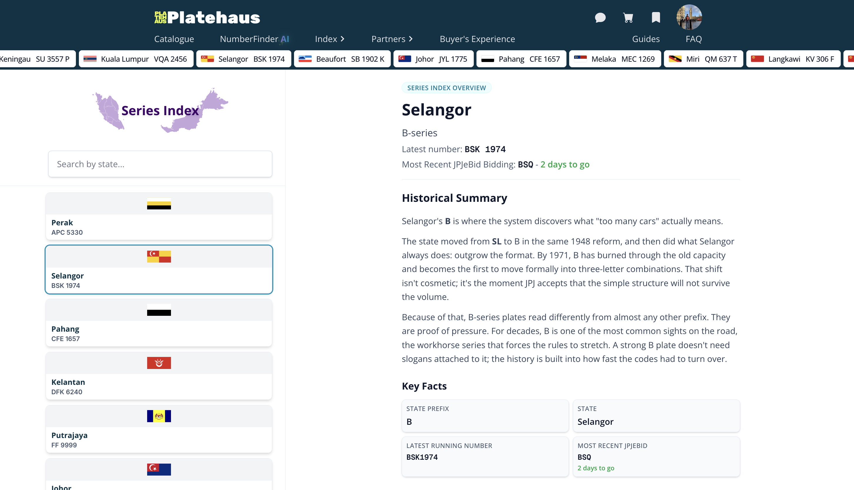 Sabah Series Index – JPJ Number Plate Issuance Progress & Timeline for ...